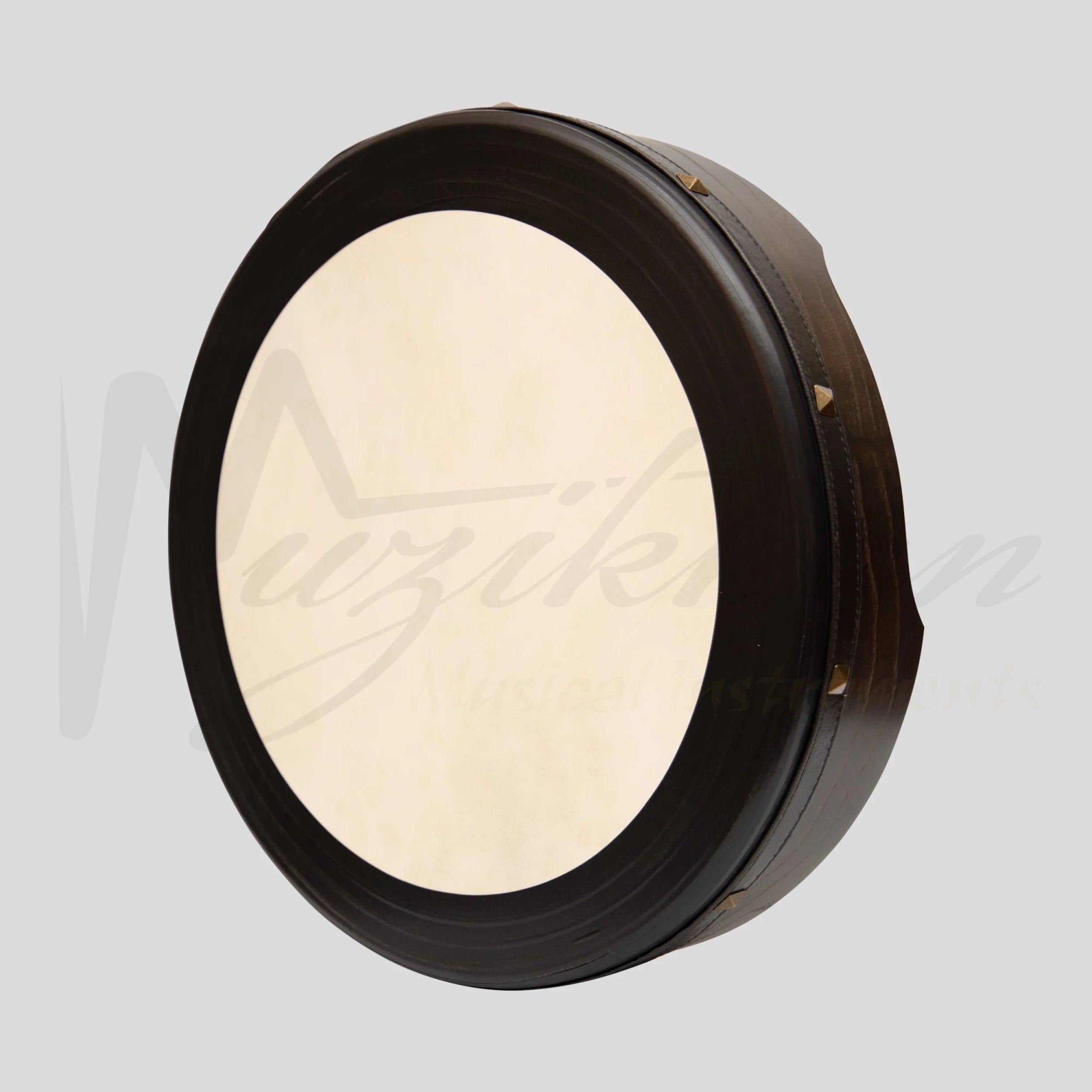 18"x4" Heartland Bodhran Black Non Tunable T-Bar Deep Tuned – Muzikkon