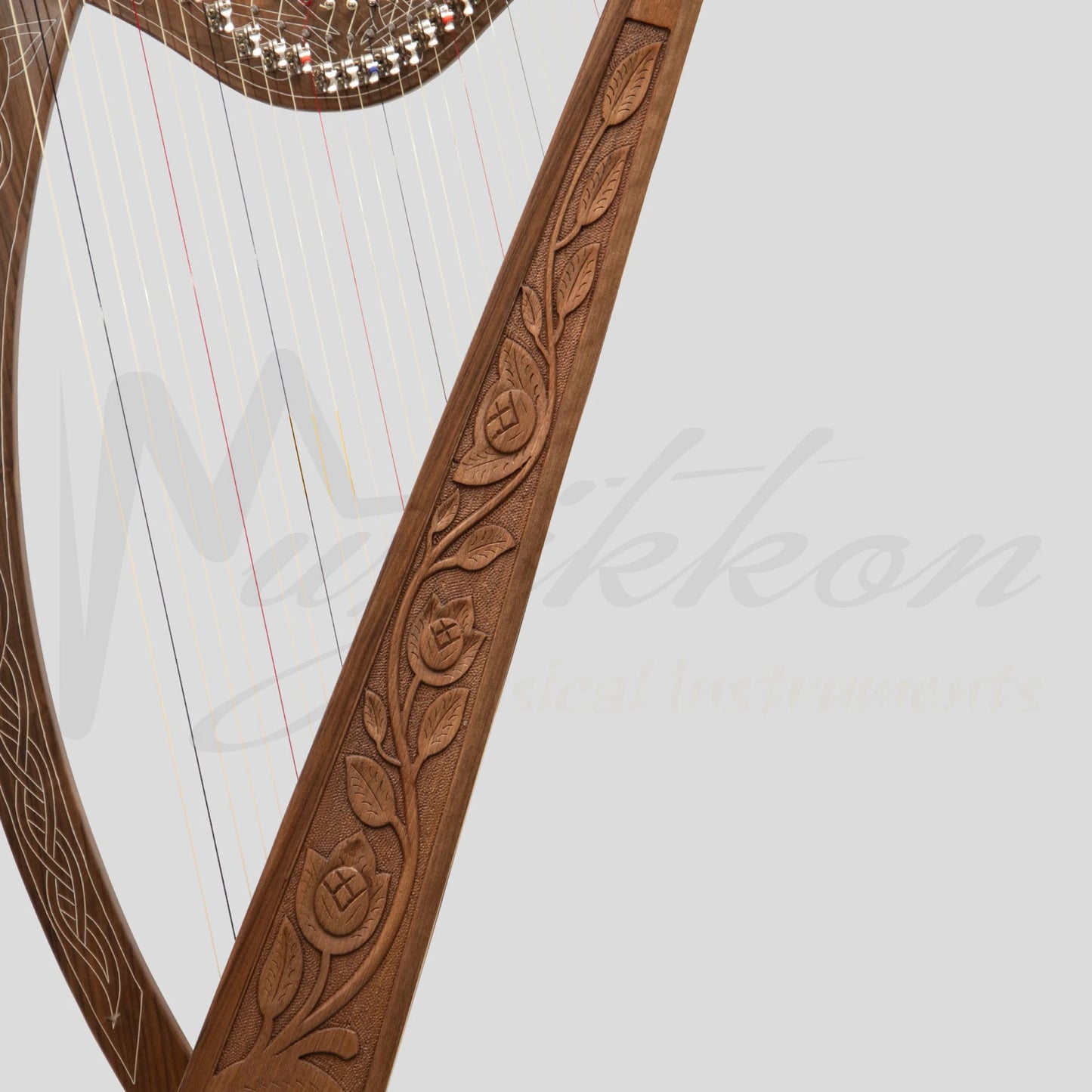 27 String Boru Harp, Celtic Harp – Muzikkon
