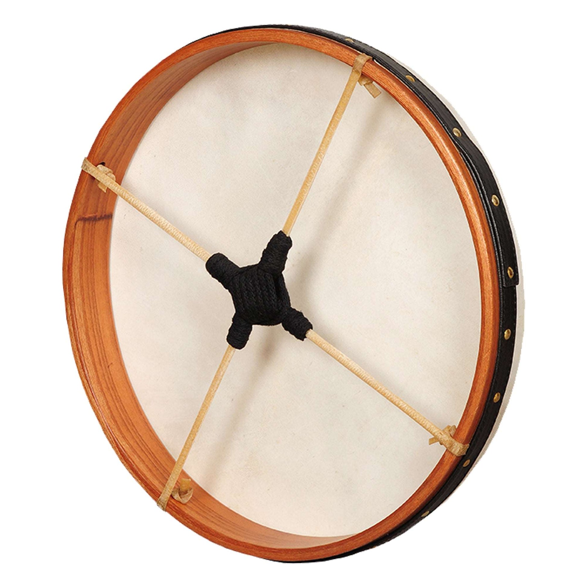Drums - Frame Drums - Frame Drum 18 inch Fixed Head Red Ceader – Muzikkon