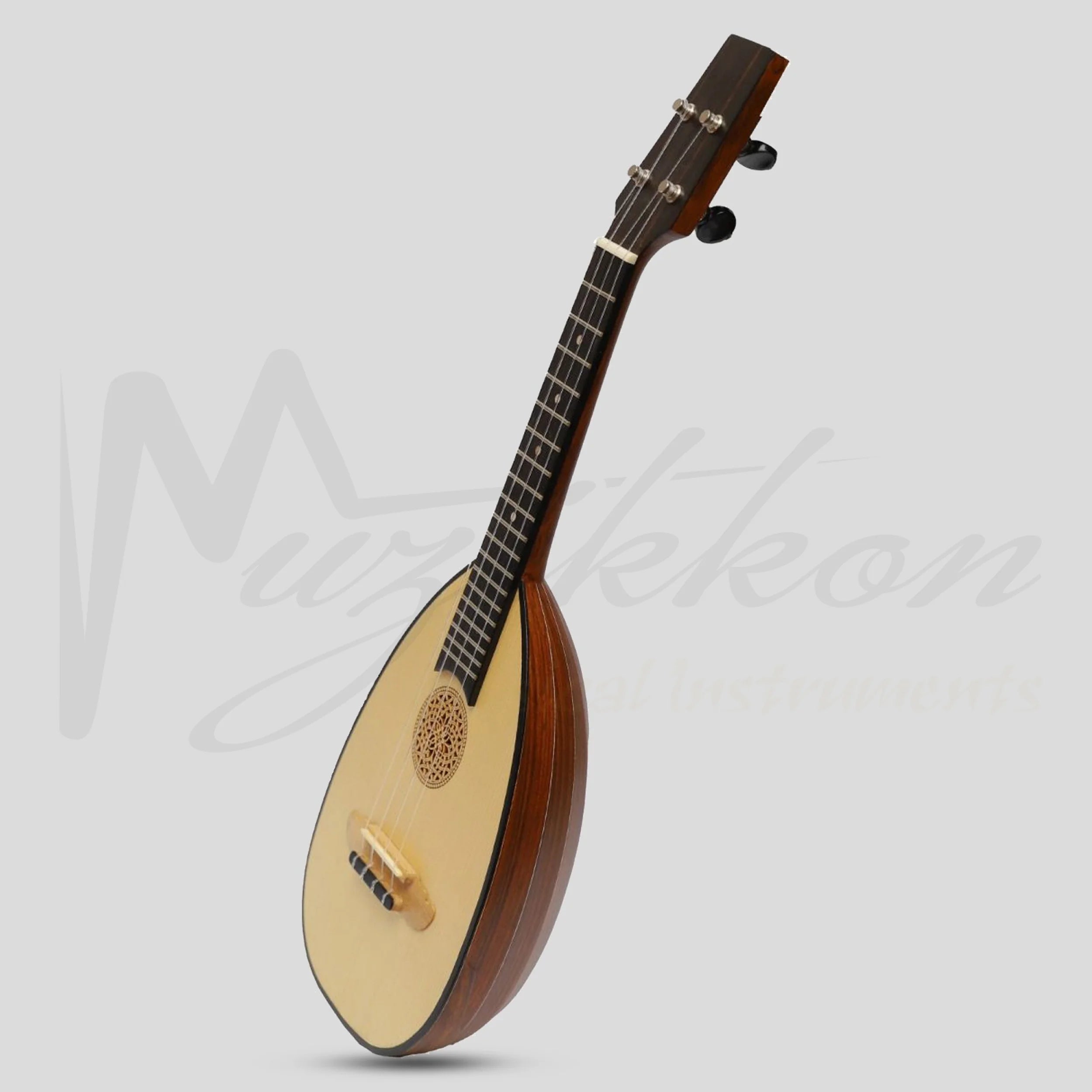 HEARTLAND BAROQUE UKULELE, 4 STRING CONCERT ROSEWOOD LEFT HANDED – Muzikkon