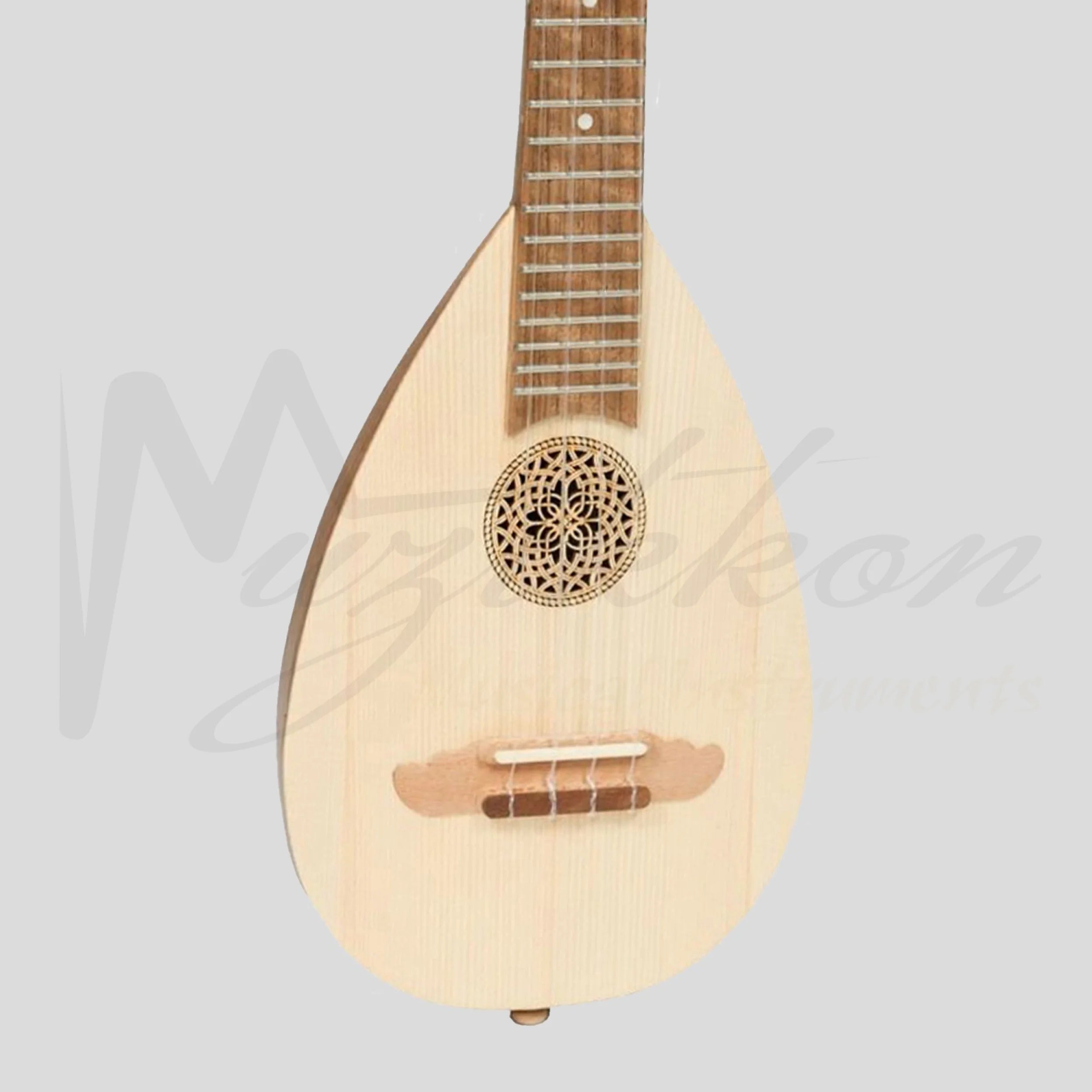 Heartland Baroque Ukulele, 4 String Soprano Variegated Walnut and ...