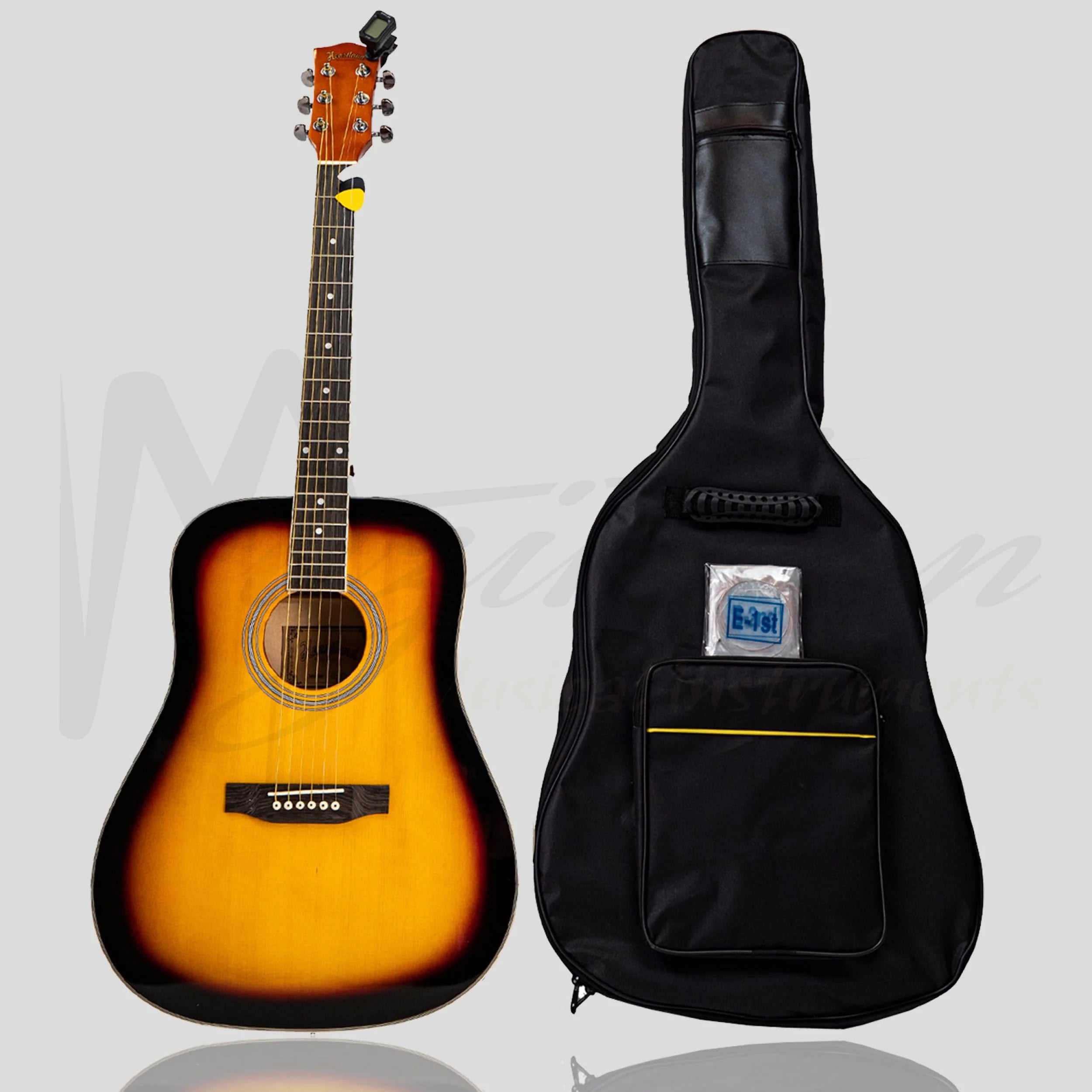 Kit de guitare acoustique à cordes acier Heartland Spirit Dreadnought ...