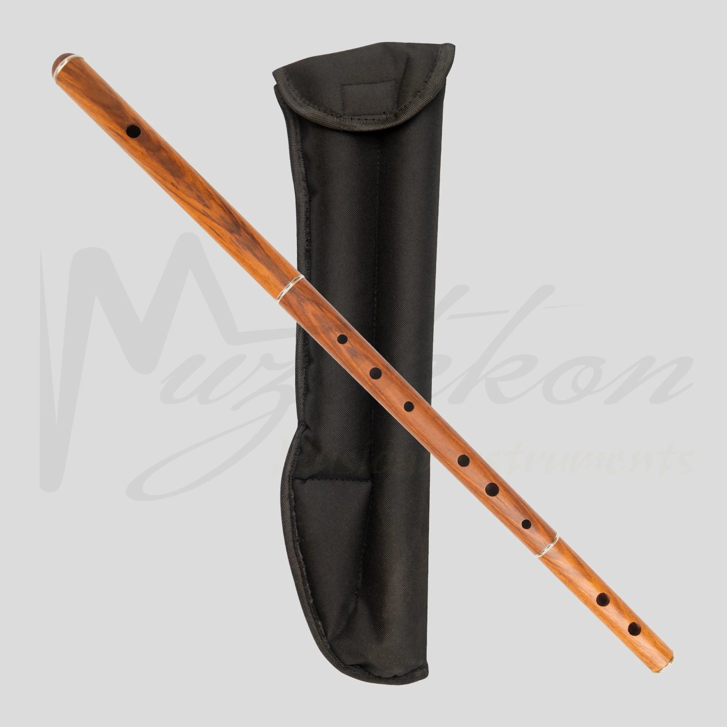 Irish Flute D tune Rosewood Without Tuning Slide with Padded Pouch ...